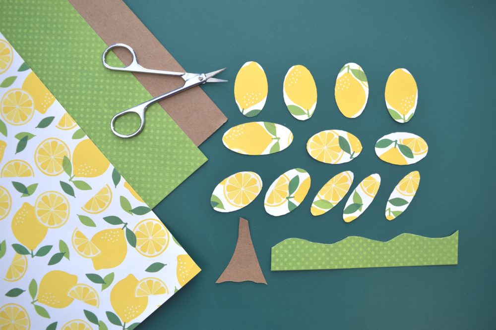 Easy Mixed Media Lemon Craft