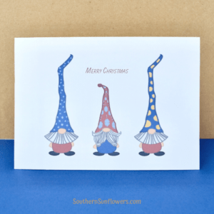 Gnome Christmas Cards - Free Printable