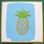 DIY Painted Pineapple Craft