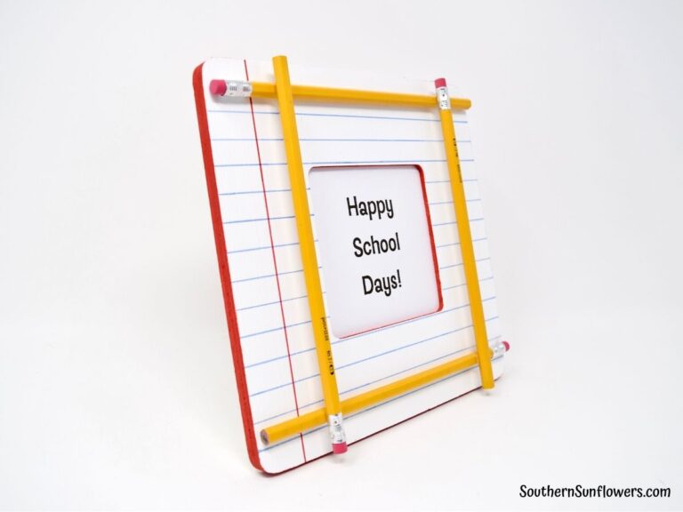 DIY Back to School Photo Frame