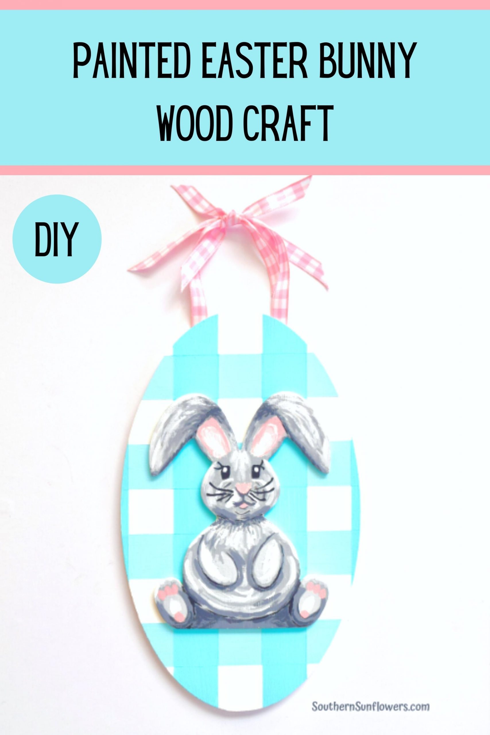 Easter Photo Frame Craft with Bunnies