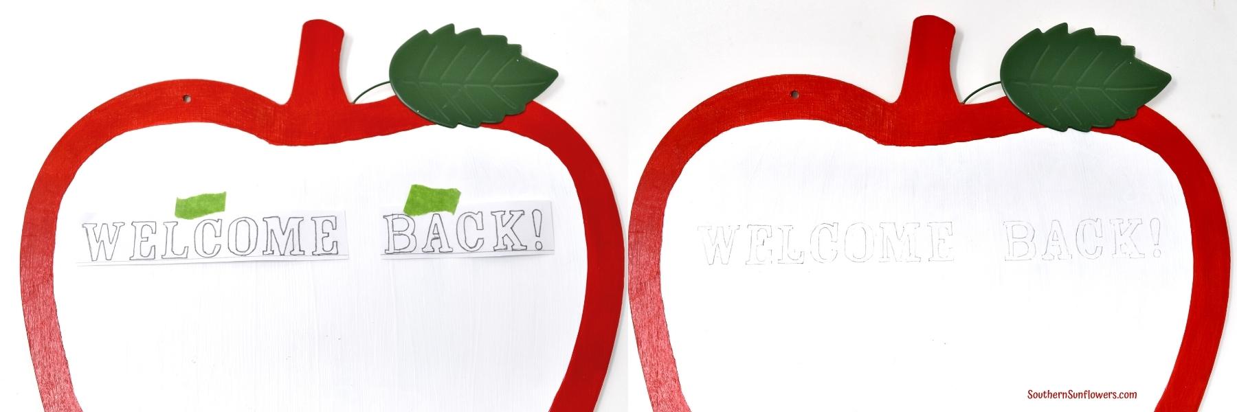 Dollar Tree Apple Craft