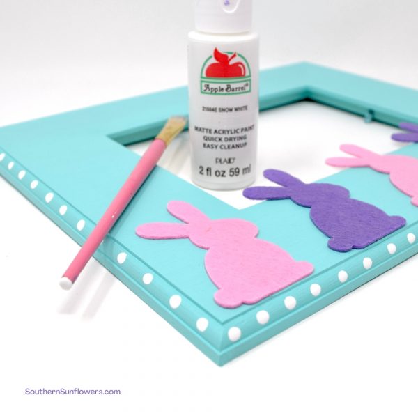 Easter Photo Frame Craft with Bunnies