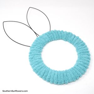 How to Decorate a Dollar Tree Bunny Wire Wreath