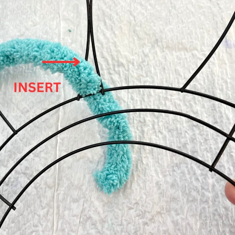 How to Decorate a Dollar Tree Bunny Wire Wreath