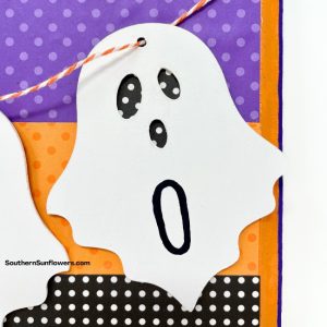 DIY Halloween Sign Craft Idea with BOO Ghosts